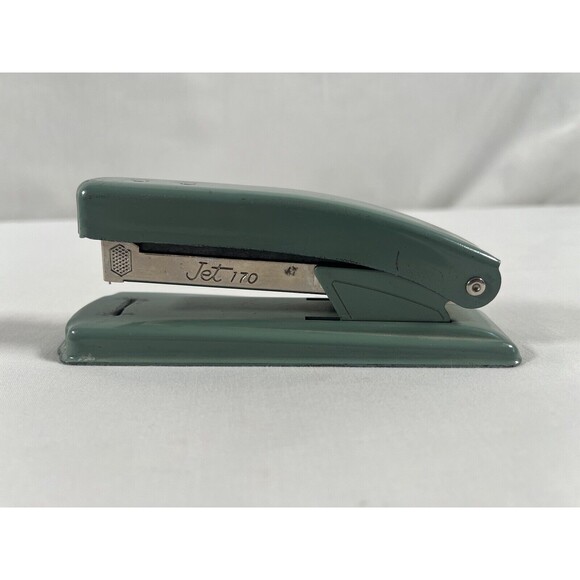 Office | Vintage Stapler Wilson Jones Co Jet 17 Green Made In Usa ...